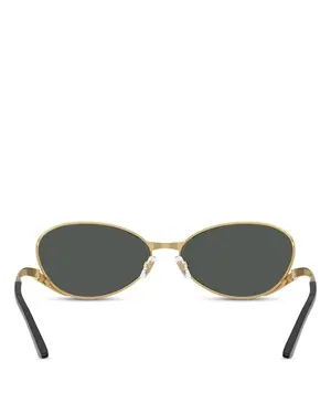 Versace Oval Sunglasses, 64mm