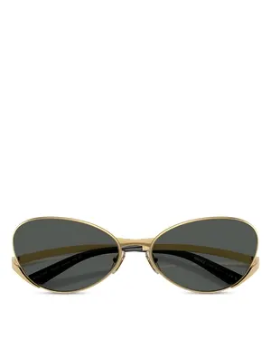 Versace Oval Sunglasses, 64mm