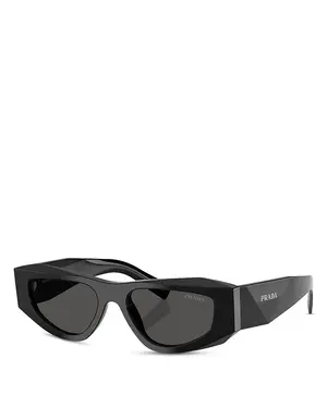 Prada Pillow Sunglasses, 53mm Black