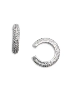 Shashi Micro Pave Cuff Earrings