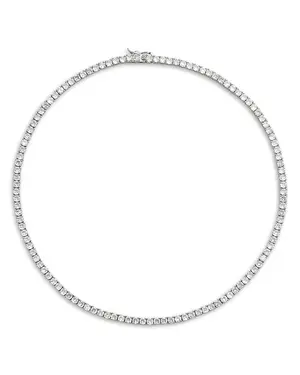 Shashi Tennis Necklace 14.5 - Silver