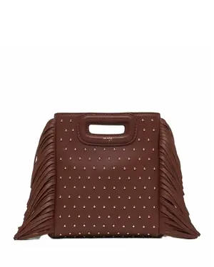 Maje Mini Studded Crossbody Bag