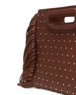Maje Mini Studded Crossbody Bag