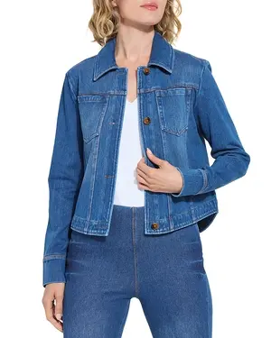 Lyssé Classic Denim Jacket - Mid Wash