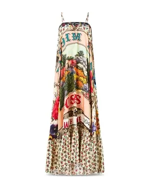 Camilla Ruffled Silk Maxi Dress