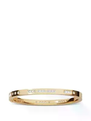 APM MONACO Bonheur Morse Code Bangle Gold