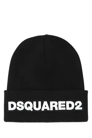 Dsquared2 Knit Hat - Black