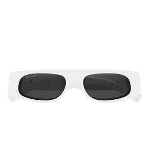 Gucci Irregular Sunglasses - White