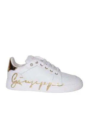 Giuseppe Zanotti Gold Tone Shoes For Men
