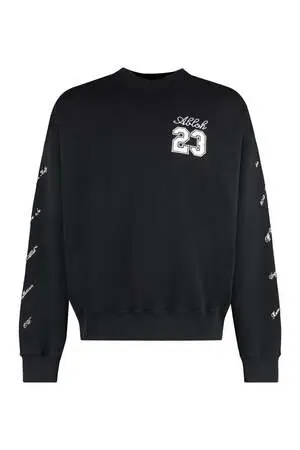 Off-white Cuffed Sweatshirts Hoodies For Men