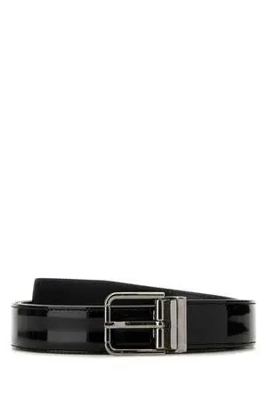 Dolce & Gabbana Leather Belt - Black