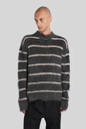 Marni Striped Knitwear - Black
