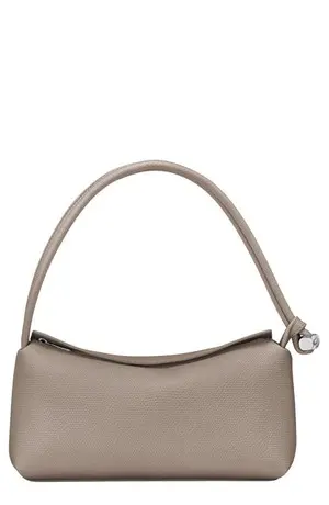 Longchamp Le Roseau East/west Leather Shoulder Bag - Clay
