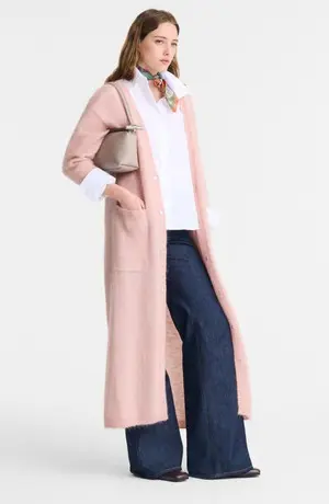Longchamp Le Roseau East/west Leather Shoulder Bag - Clay