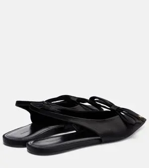 Balenciaga Nano Bb Slingback Flats