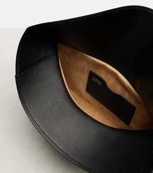 Loewe Ola Medium Leather Shoulder Bag - Black