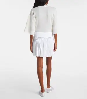 Alaïa Plissé Mini Skirt