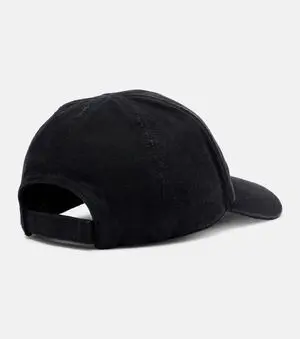 Miu Miu Logo Denim Baseball Cap