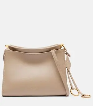 Alaïa Le Click Small Leather Shoulder Bag - Beige