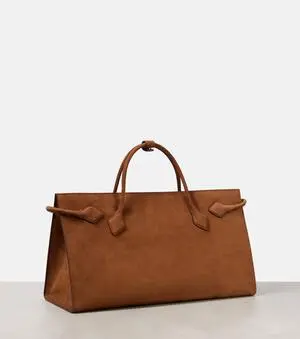Alaïa Le Teckel Suede Tote Bag