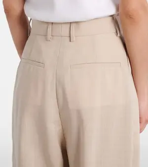 Wardrobe.NYC Mid-rise Wool Straight Pants