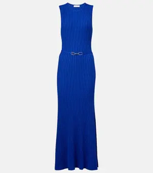 Gabriela Hearst Meier Wool And Cashmere Midi Dress
