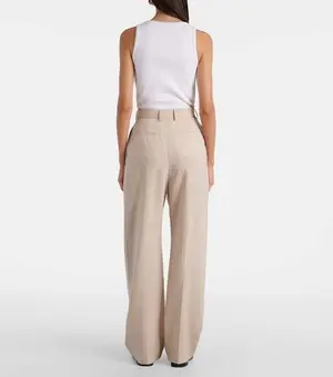 Wardrobe.NYC Mid-rise Straight Wool Pants