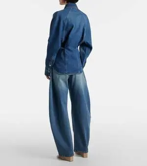 Alaïa Denim Shirt - Blue