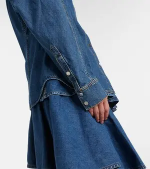 Alaïa Denim Shirt - Blue