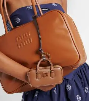 Miu Miu Arcadie Leather Bag Charm