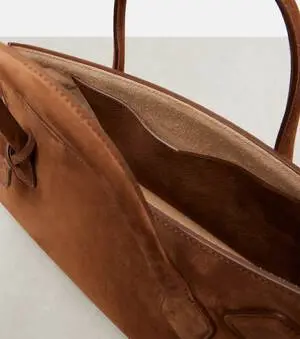 Alaïa Suede Tote - Brown