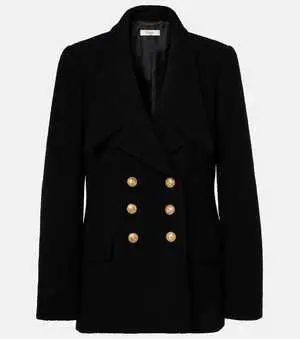 Chloé Wool-blend Boucle Blazer