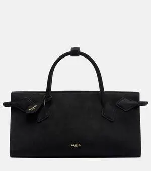 Alaïa Suede Tote Bag - Black