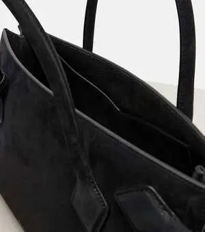 Alaïa Suede Tote Bag - Black