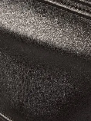 Alaïa Cropped Strapless Leather Top