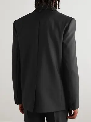 Loewe Slim-fit Wool And Silk-blend Tuxedo Jacket