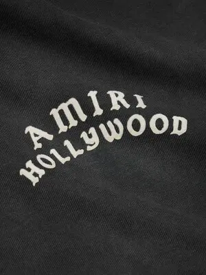 Amiri Hollywood Logo-print Cotton-jersey T-shirt