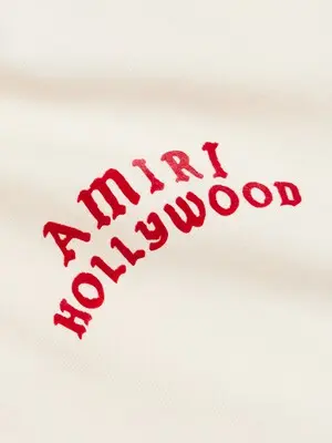 Amiri Hollywood Logo-print Cotton-jersey T-shirt