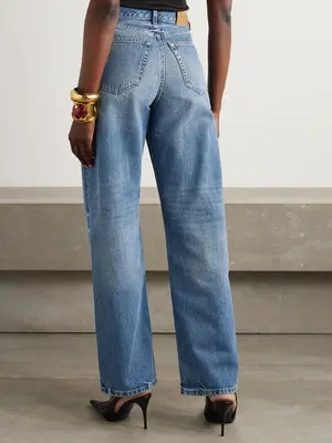 Saint Laurent High-rise Wide-leg Jeans
