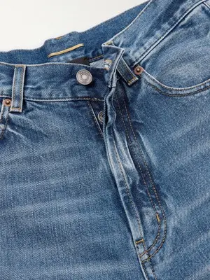 Saint Laurent High-rise Wide-leg Jeans