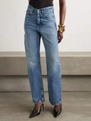 Saint Laurent High-rise Wide-leg Jeans