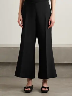 Khaite Walter Crepe Flared Pants