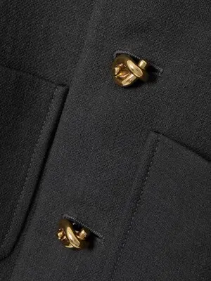 Bottega Veneta Woven Jacket - Black
