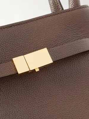 DEMELLIER The New York Small Textured-leather Tote