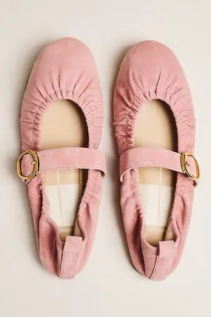 Dolce Vita Caely Buckle Ballet Flats - Blush