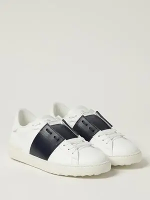 Valentino Garavani Leather Low Top Sneakers - White