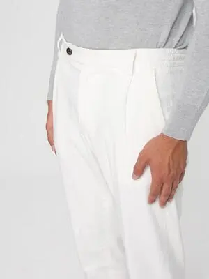Eleventy Trousers - White