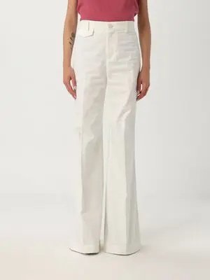 Chloé Wide Leg Trousers - Milk