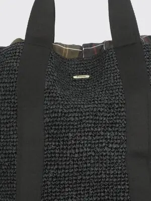 Barbour Woven Tote Bag - Black