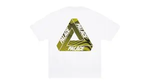 PALACE Trivex T-shirt White/yellow